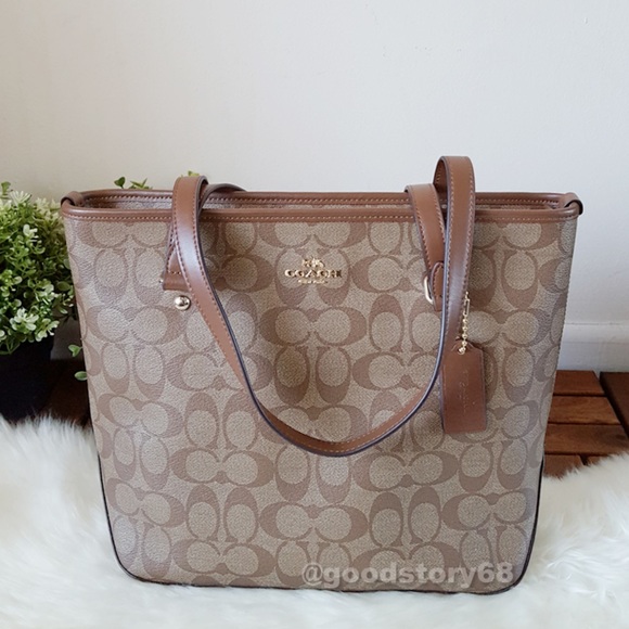 Coach | Bags | Coach Signature Drawstring Carryall Nwt | Poshmark